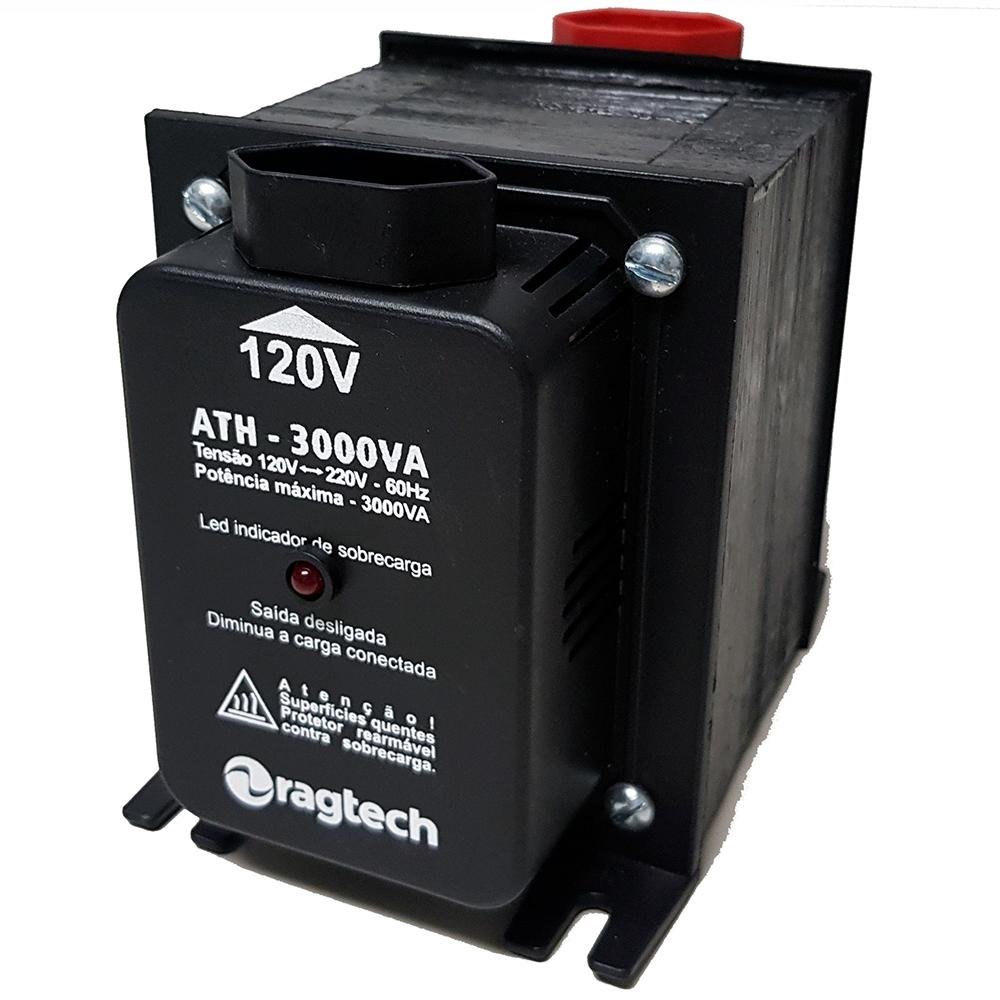 Autotransformador Ragtech ATH 3000VA, 3000VA / 2100W - 4476