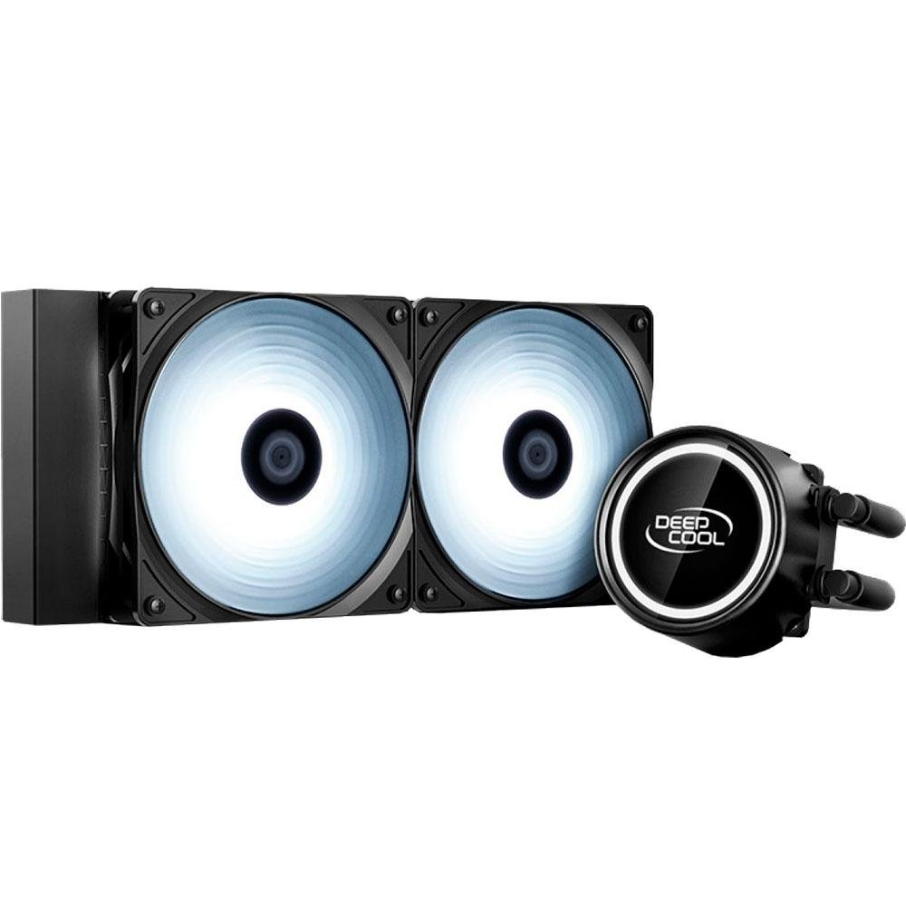 Water Cooler DeepCool Gammaxx L240T White | KaBuM!