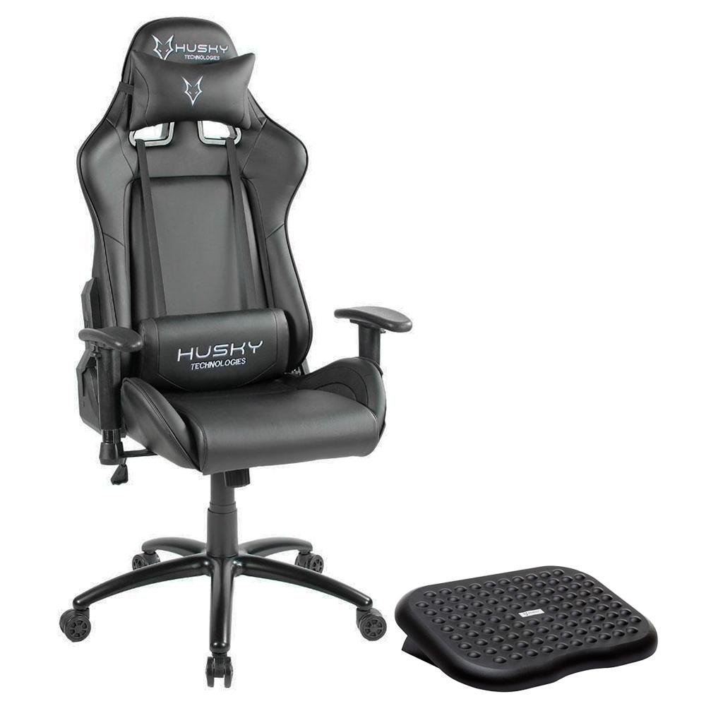 Cadeira Gamer Husky Gaming Blizzard, Black - HBL-BK + Apoio Para Pés ...