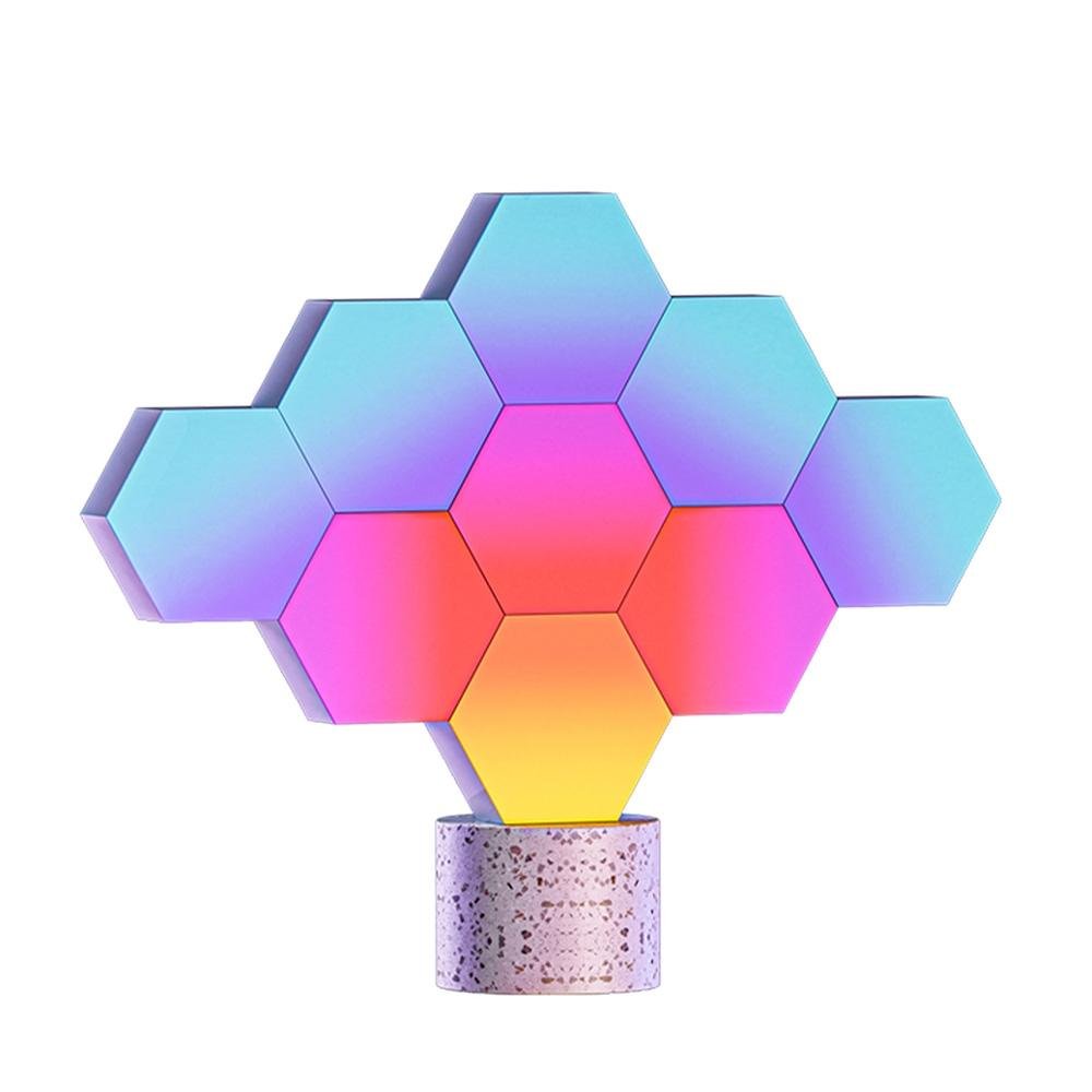 Painel RGB Cololight Hexagonal Rhythm | KaBuM!