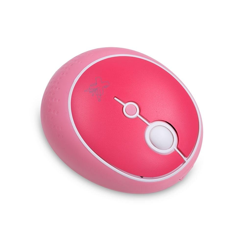 Mouse Maxprint Techware Sem Fio, 1600 DPI, USB, Rosa - 60000105