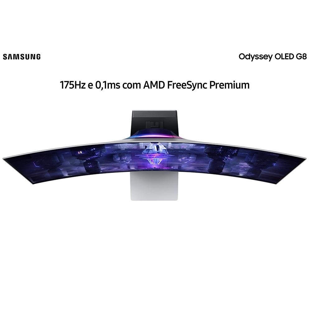 Monitor Gamer Samsung Odyssey G8 34 OLED QHD | KaBuM!