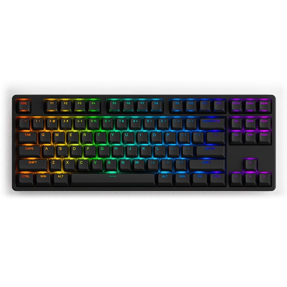 Teclado Mecânico Gamer Akko 5087S Asa-ST, RGB, Switch Akko Jelly Pink ...