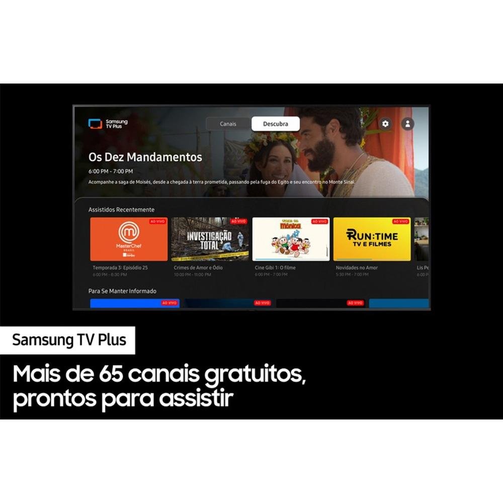 Smart TV 55 Polegadas Samsung Crystal UHD 4K|KaBuM