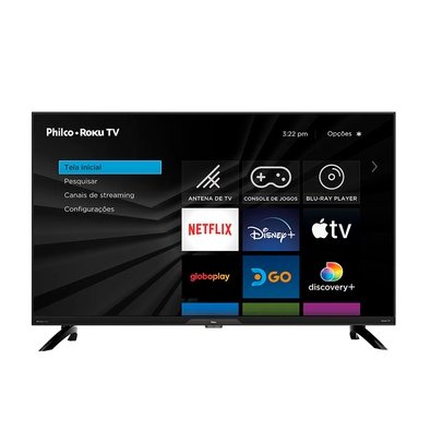 Smart TV Philco 32 Polegadas, LED HD, HDMI e USB, Roku TV, Dolby Audio ...