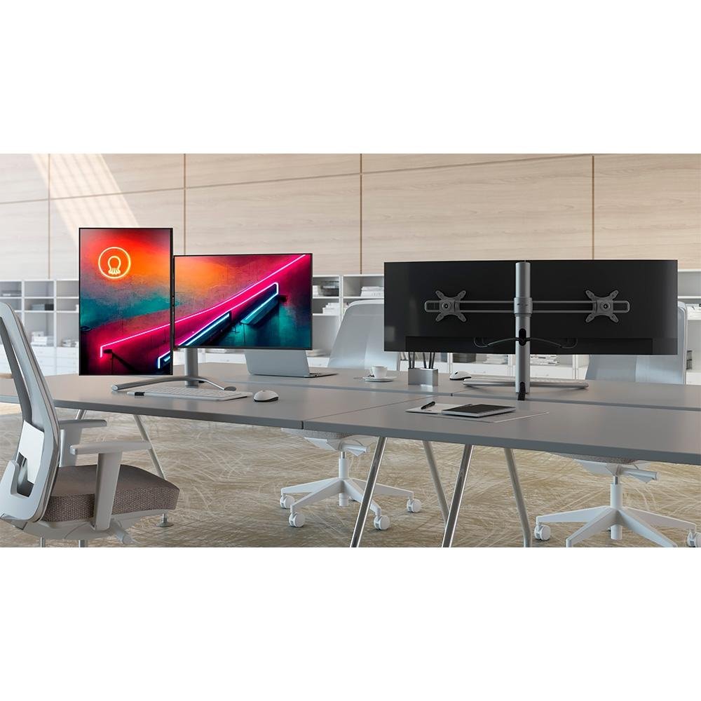 Suporte para 2 Monitores Octoo ClipWay 2 | KaBuM!