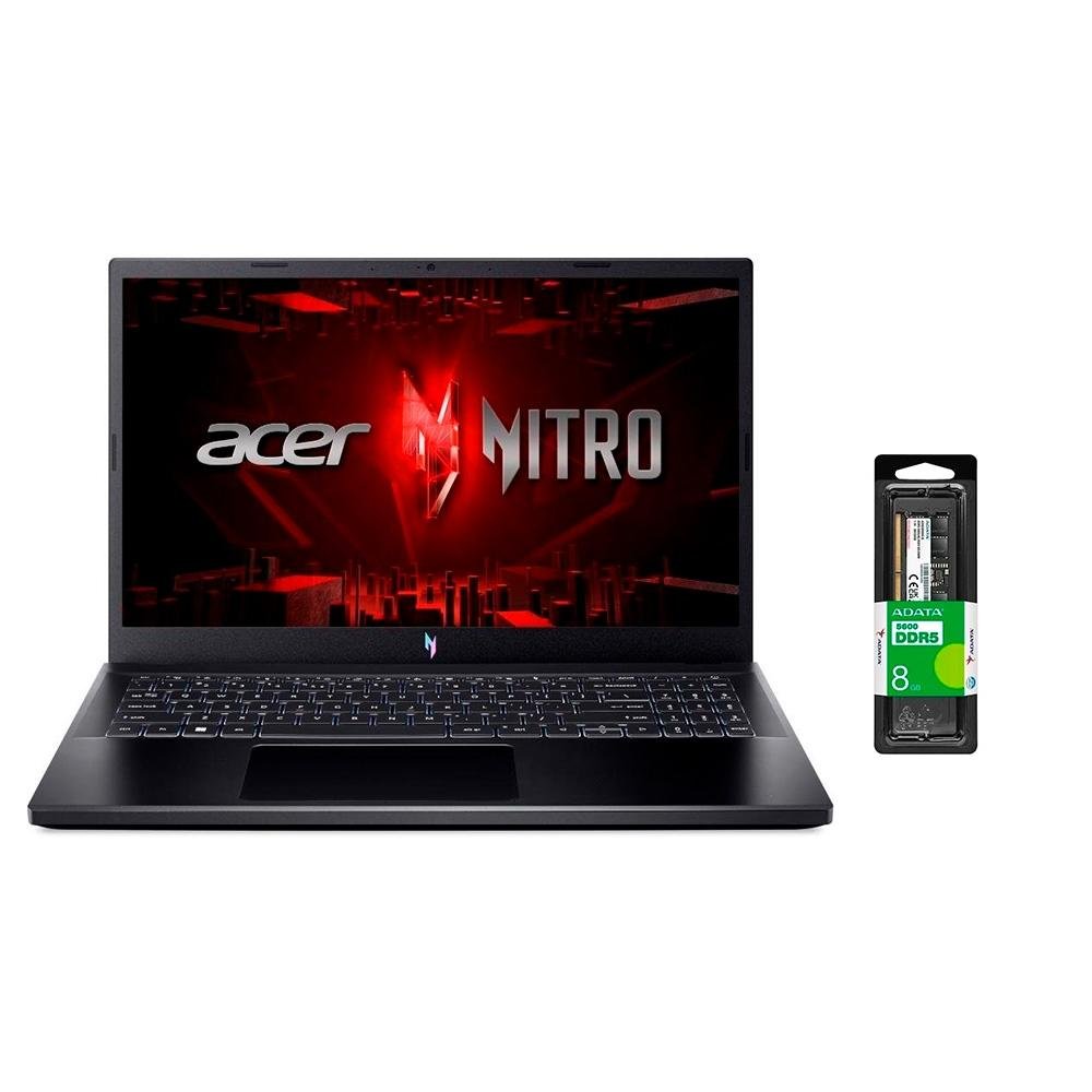 Kit Notebook Gamer Nitro V15+Memória 8GB | KaBuM!