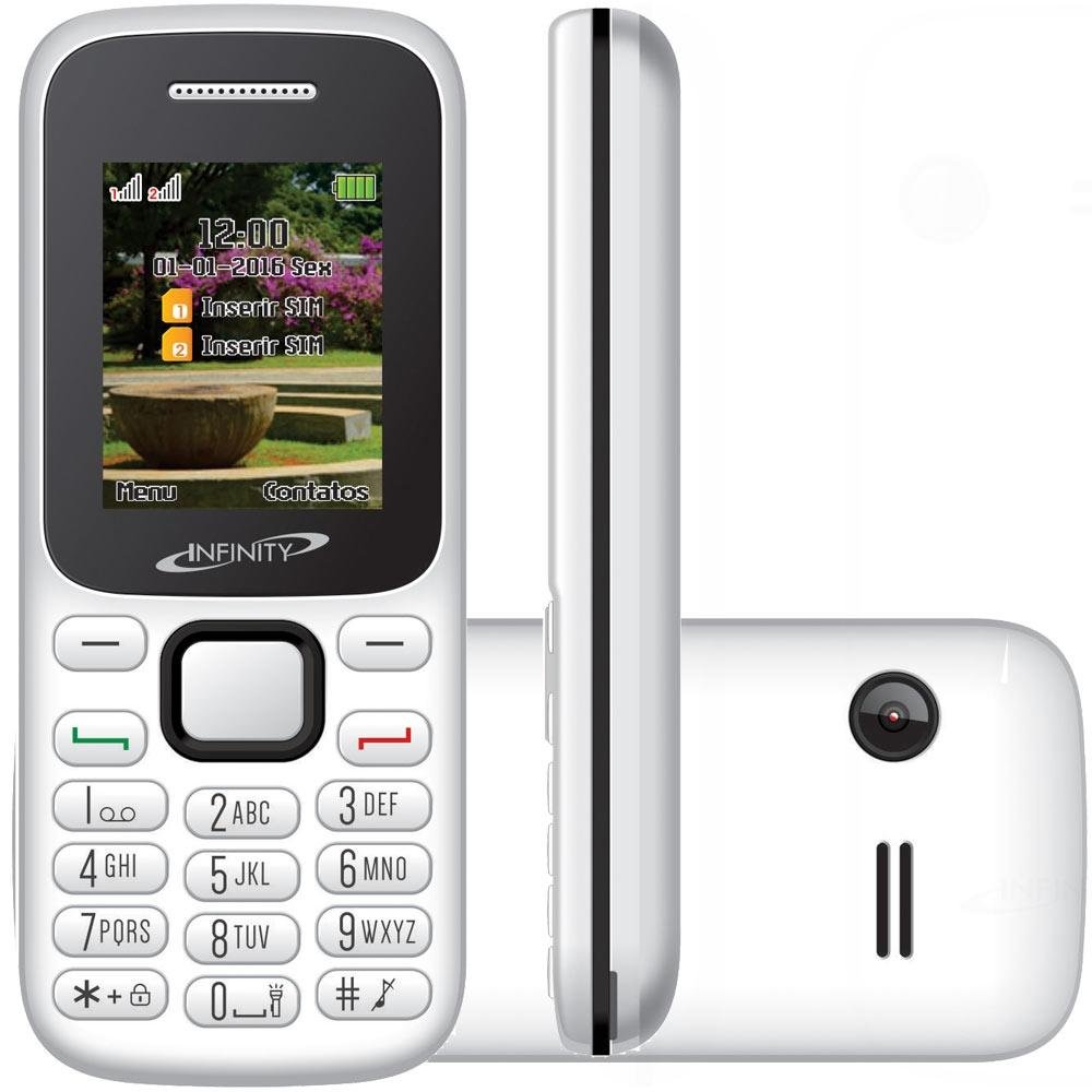 Celular Infinity K181, Tela 1.7´, Lanterna, Dual Chip, Desbloqueado ...