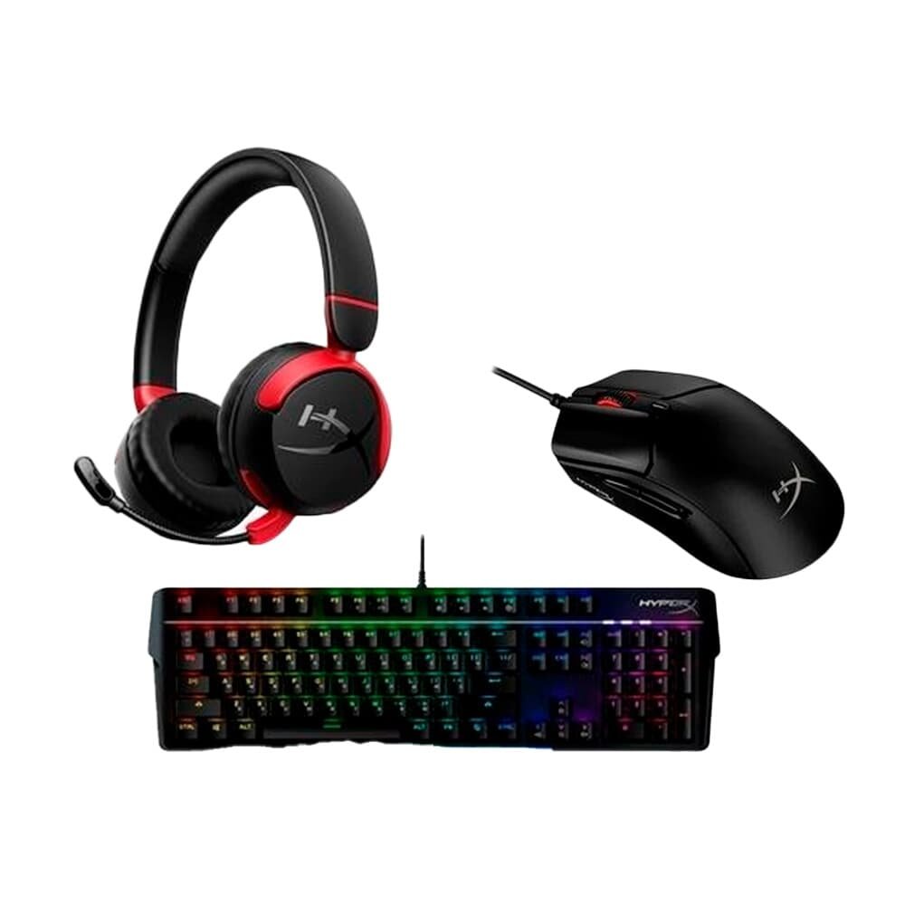 Kit Hyperx Teclado + Headset + Mouse | KaBuM!