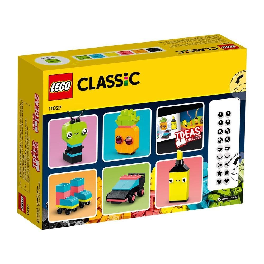 LEGO Classic Diversão Neon Criativa 333 Peças