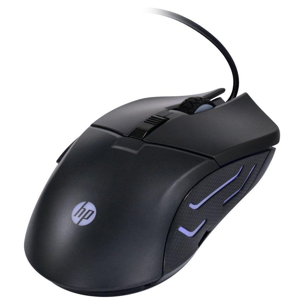 Mouse Hp Gamer G260 Black 1000 2400 Dpi KaBuM