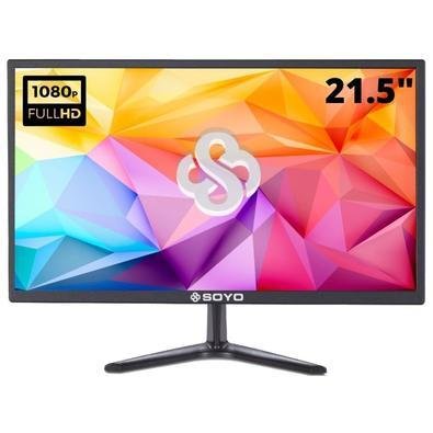 Monitor 21.5´´ Led Full Hd, Alta-resolução, Vga + Hdmi + Vesa - Soyo ...
