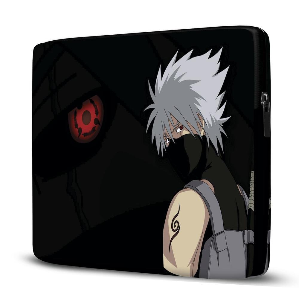 Capa Pasta Notebook 156 Kakashi Preto KaBuM