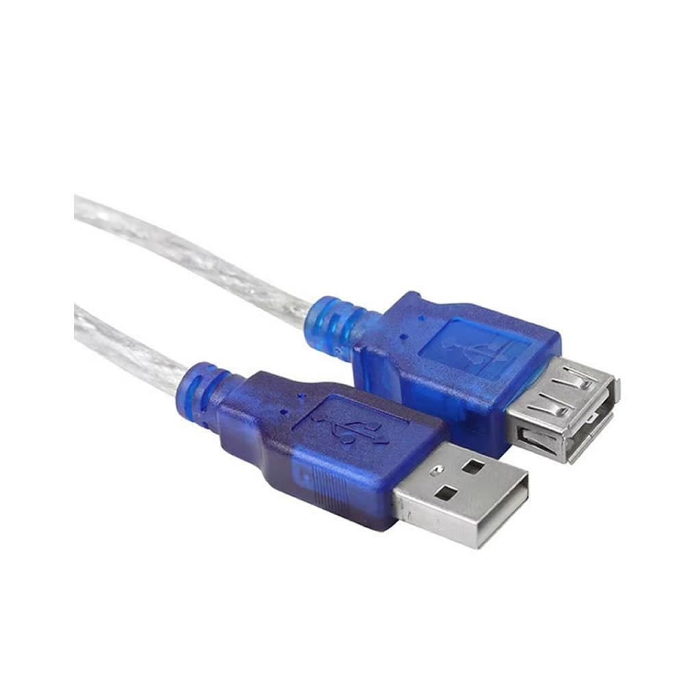 Cabo Usb A Macho A Fêmea 20 Cristal 18 Metros
