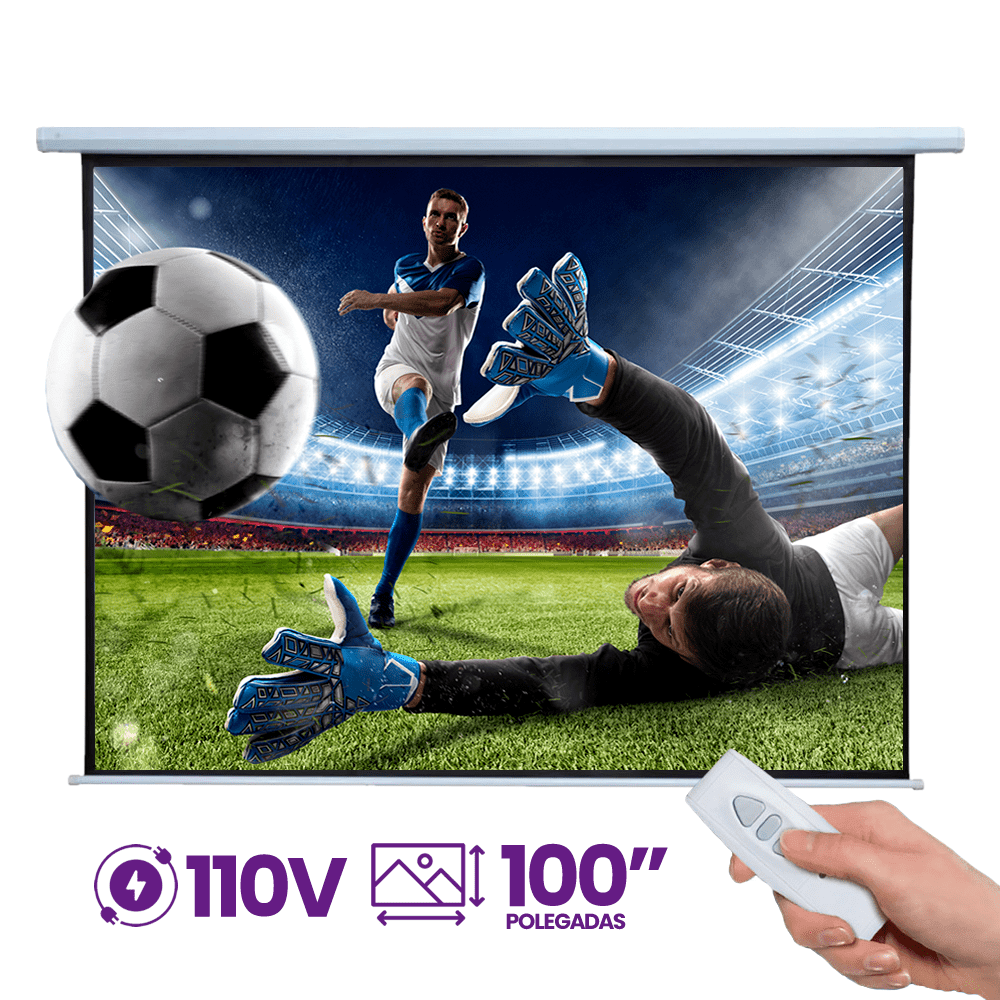 Tela de Projeço Tronos 100 Polegadas KaBuM