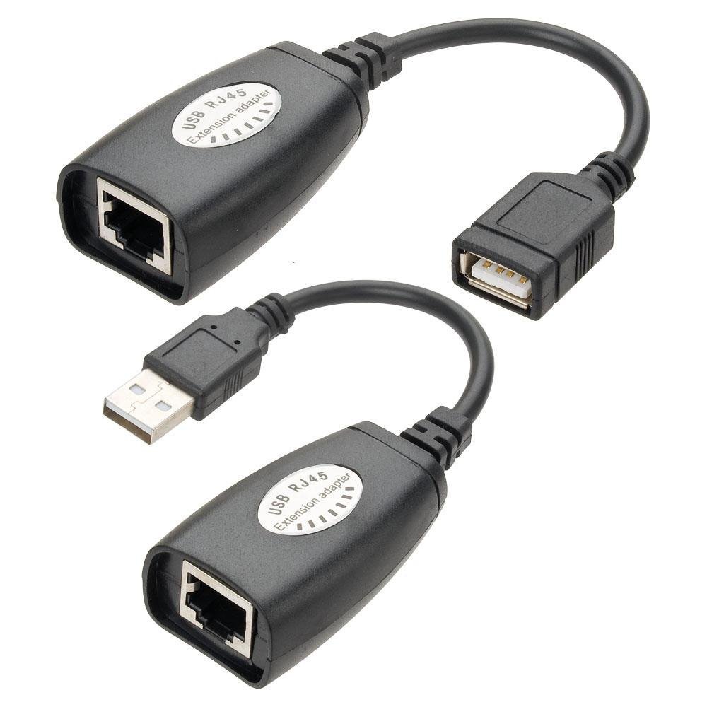 Adaptador Extensor USB - Rj45 Até 45m | KaBuM!