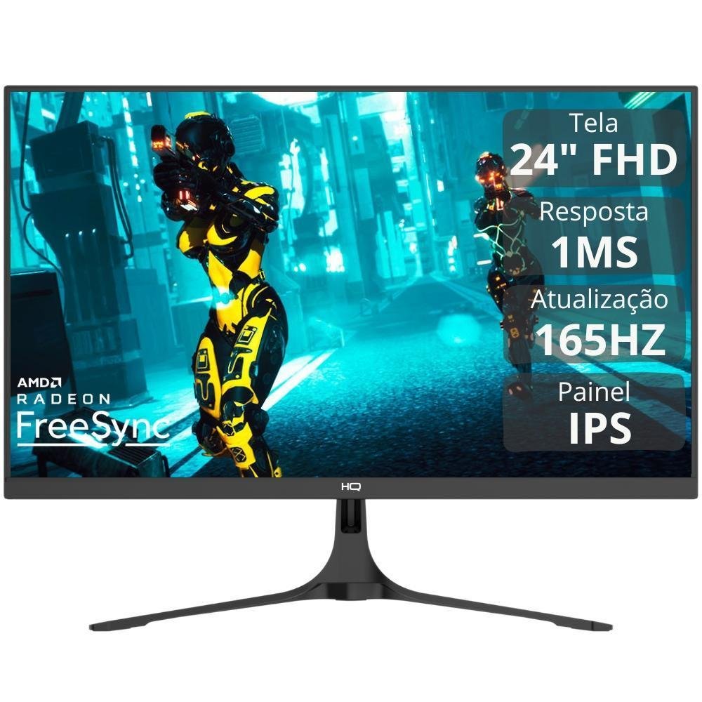 Monitor Gamer Hq 24 Polegadas Full HD 165hz KaBuM