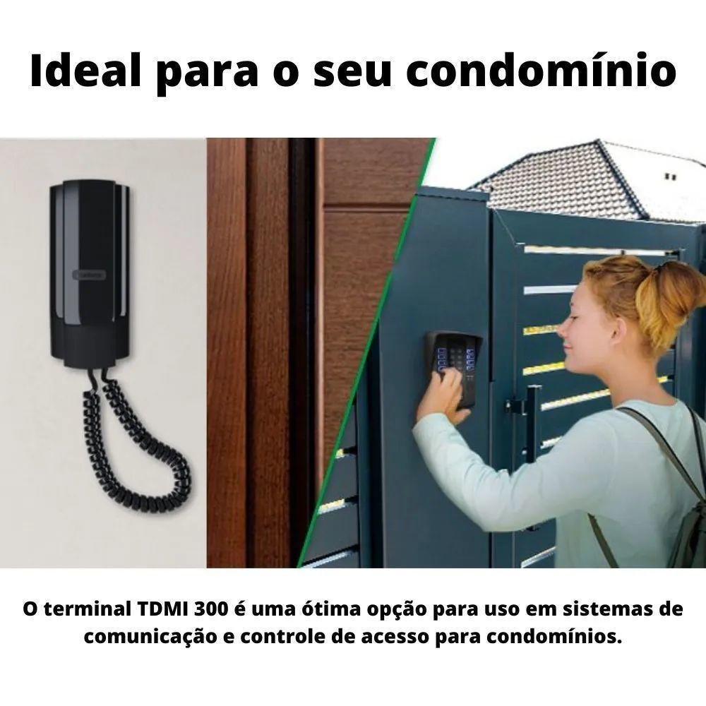 10 Interfones Intelbras Tdmi 300 Condomínio KaBuM