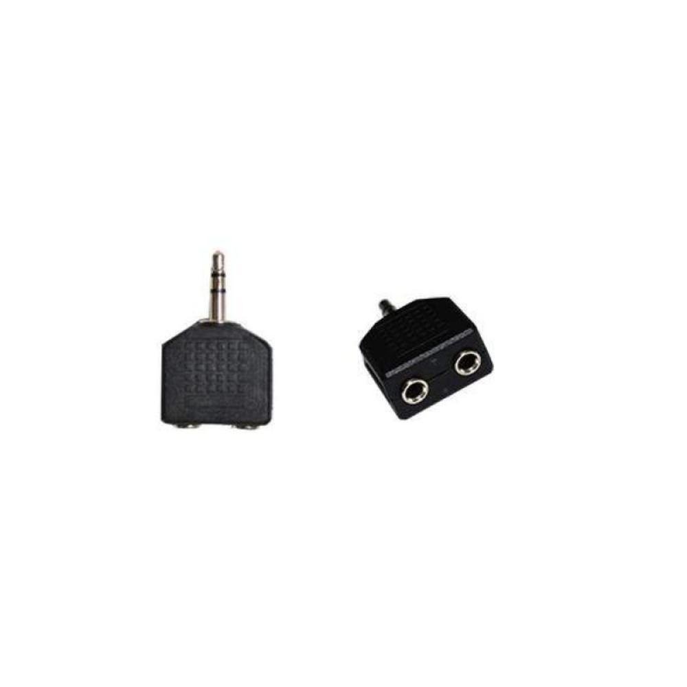 Adaptador 2 P2 Femea Estéreo 1 P2 Macho Estéreo