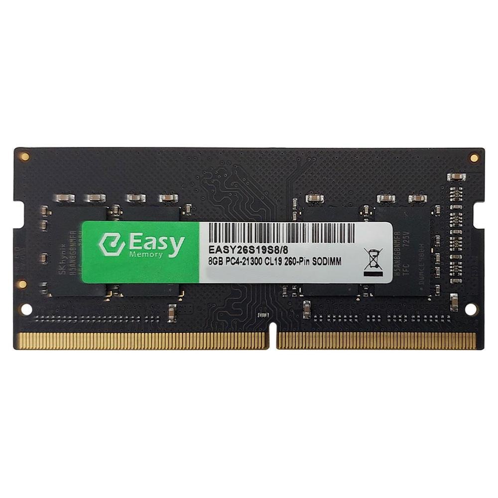Memória Para Notebook 8GB Easy Memory KaBuM
