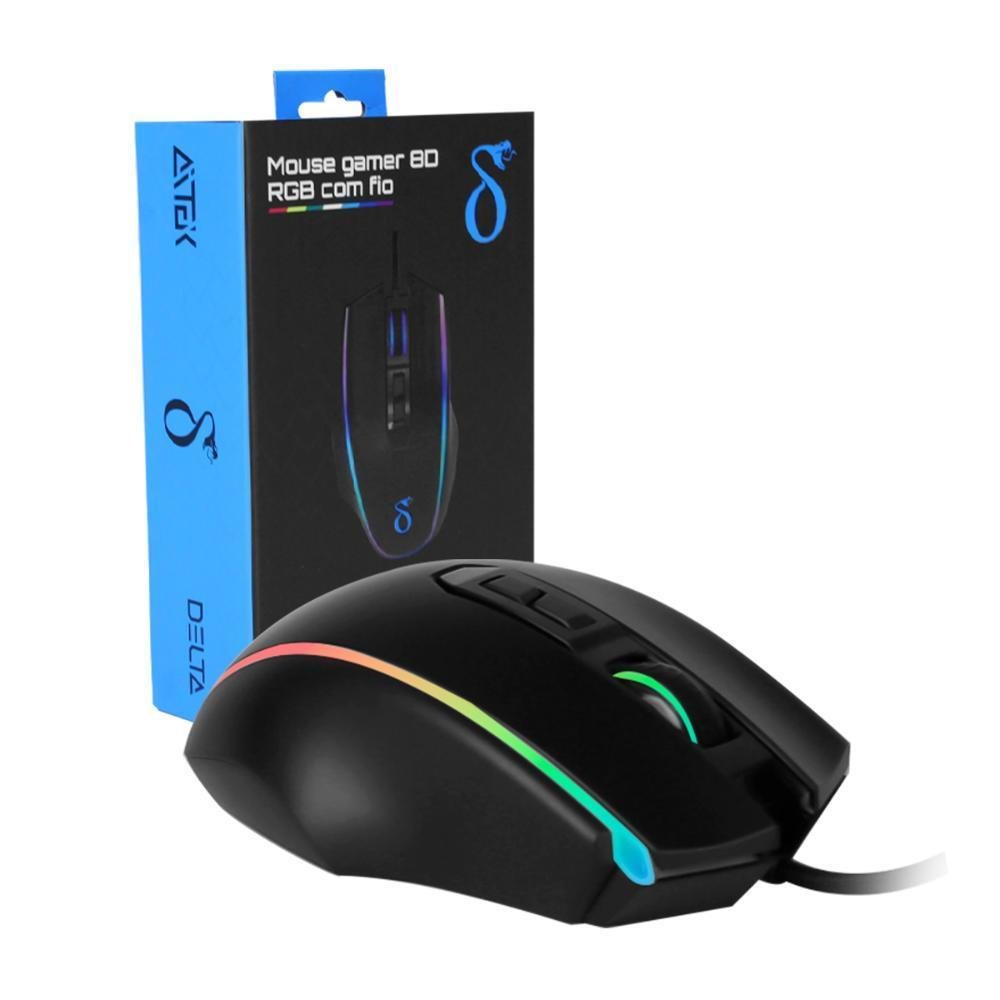 Mouse Gamer Multifuncional 8d KaBuM
