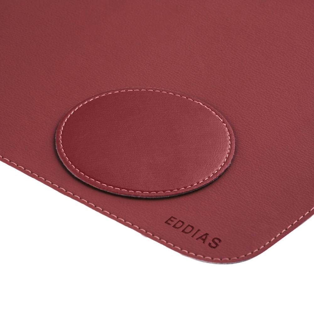 Mouse Pad Desk Pad Eddias 70x30cm Bordô KaBuM